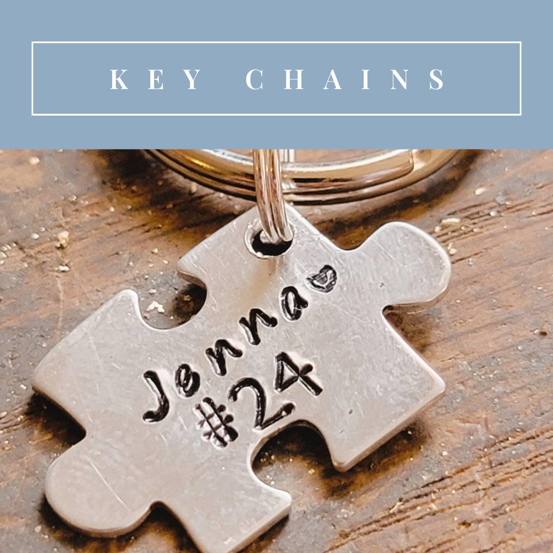 Handstamped Keychains – AppalachiaSteel
